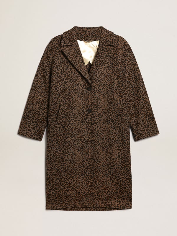 Women’s wool cocoon coat | Golden Goose