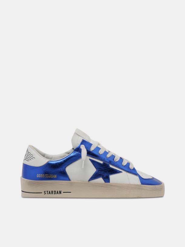 Zapatillas deportivas Stardan mujer azules y blancas | Golden Goose
