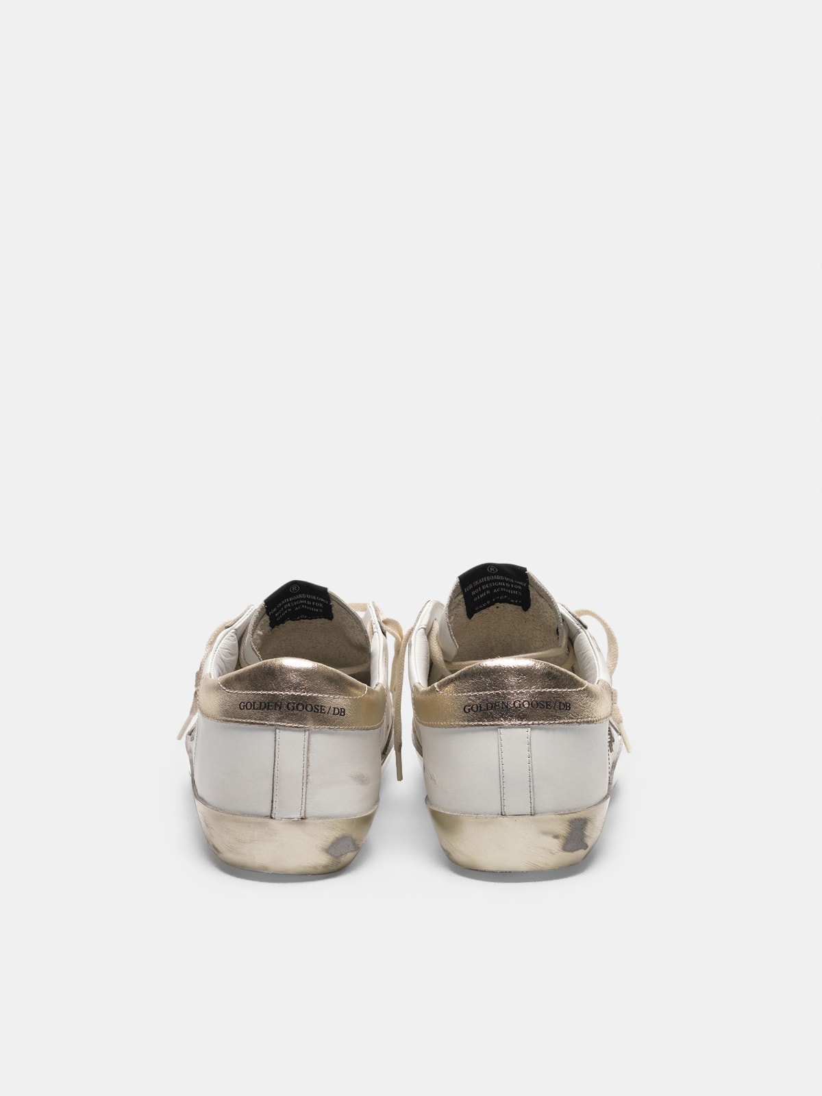 Super-Star sneakers with details and gold foxing | Golden Goose