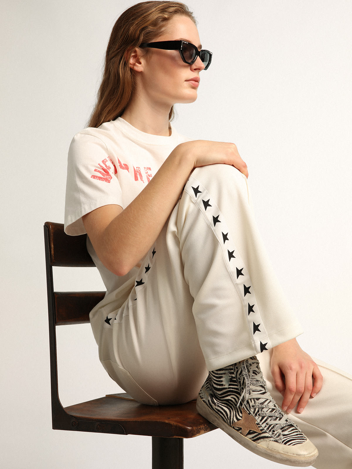Women's Francy Penstar LTD in zebra print pony skin and tobacco star ...