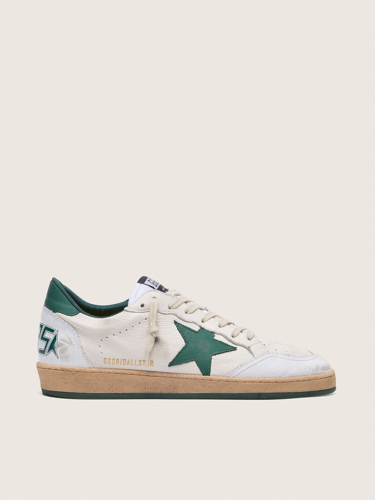 Super-Star sneakers with glitter and gold heel tab | Golden Goose