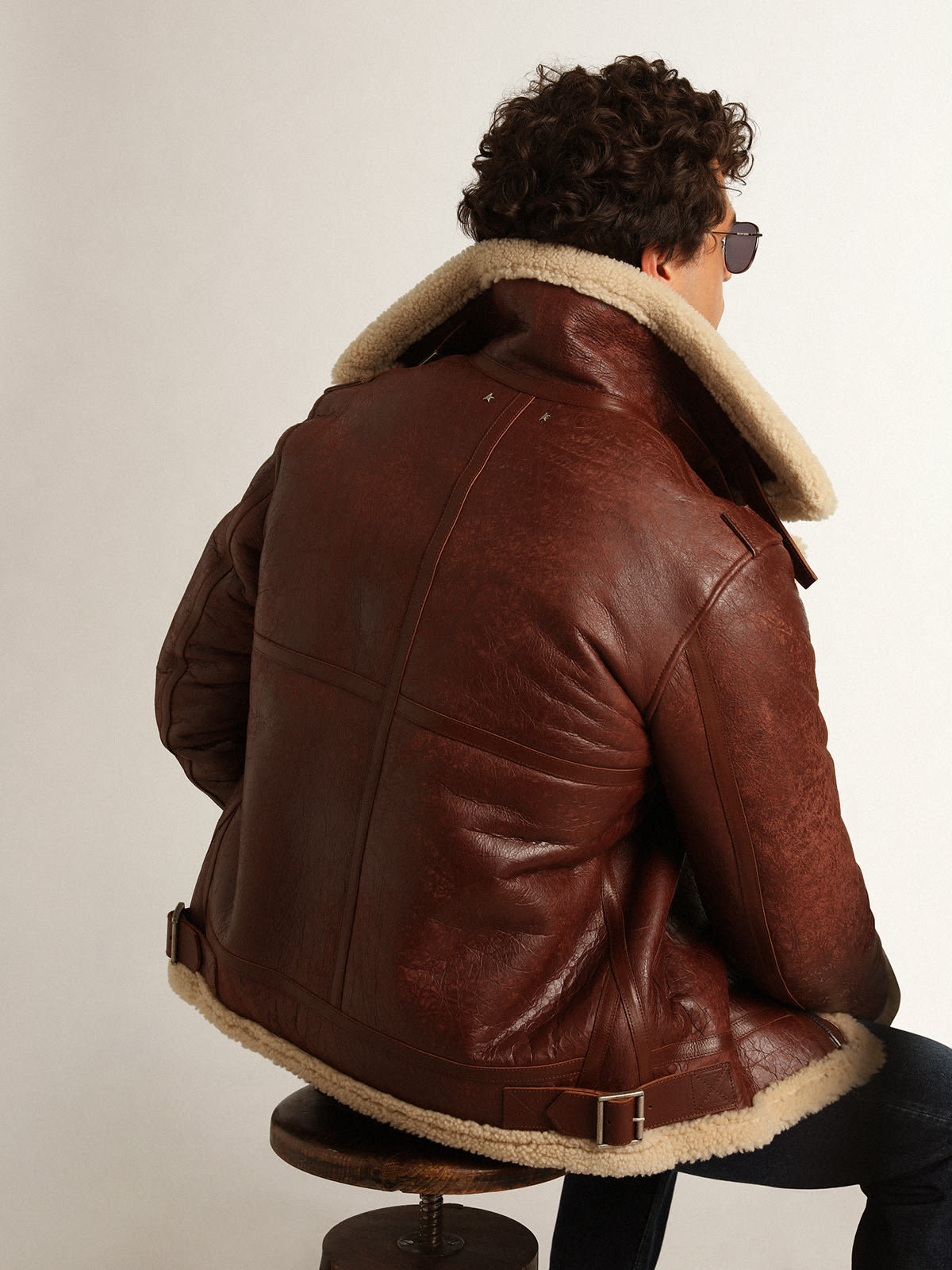 Journey Collection aviator style jacket | Golden Goose