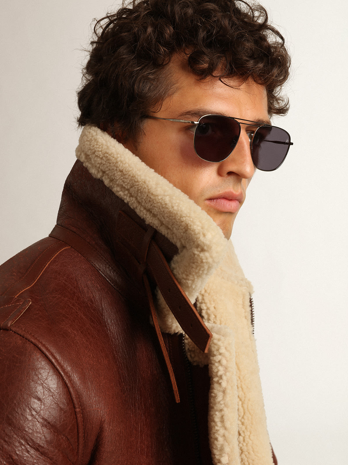 Journey Collection aviator style jacket | Golden Goose