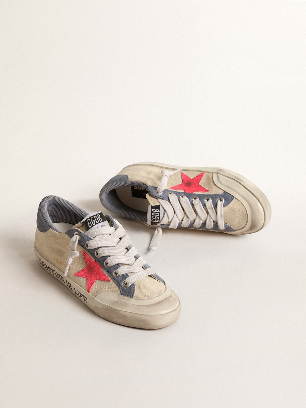 Super-Star Penstar LTD aus Canvas mit langustenfarbenem Raulederstern ...